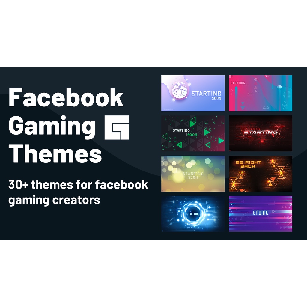 No.8 FB stream Overlay / Screen Theme / Widget Theme (STREAMLABS OBS ...