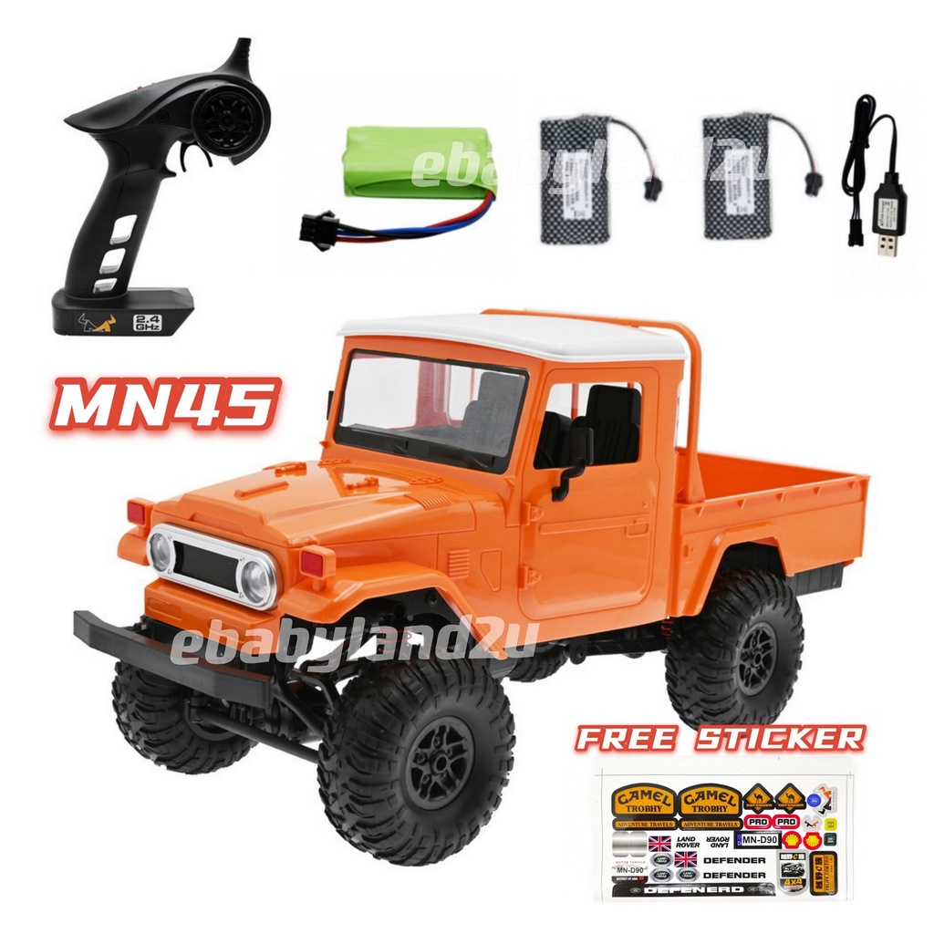 MN 45 Model MN45/FJ45 1/12 RC Car with LED Light Crawler Climbing Off ...