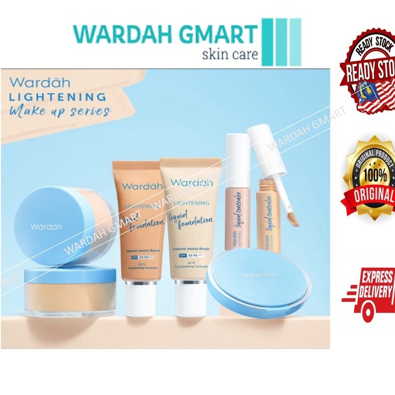 Wardah Lightening Matte Loose Powder 20g/ Wardah Lightening Powder ...