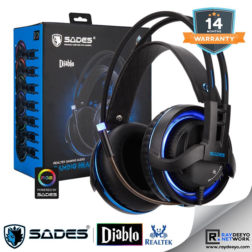 Sades Diablo PC RGB Gaming Headset [Realtek Gaming Audio] | Shopee Malaysia