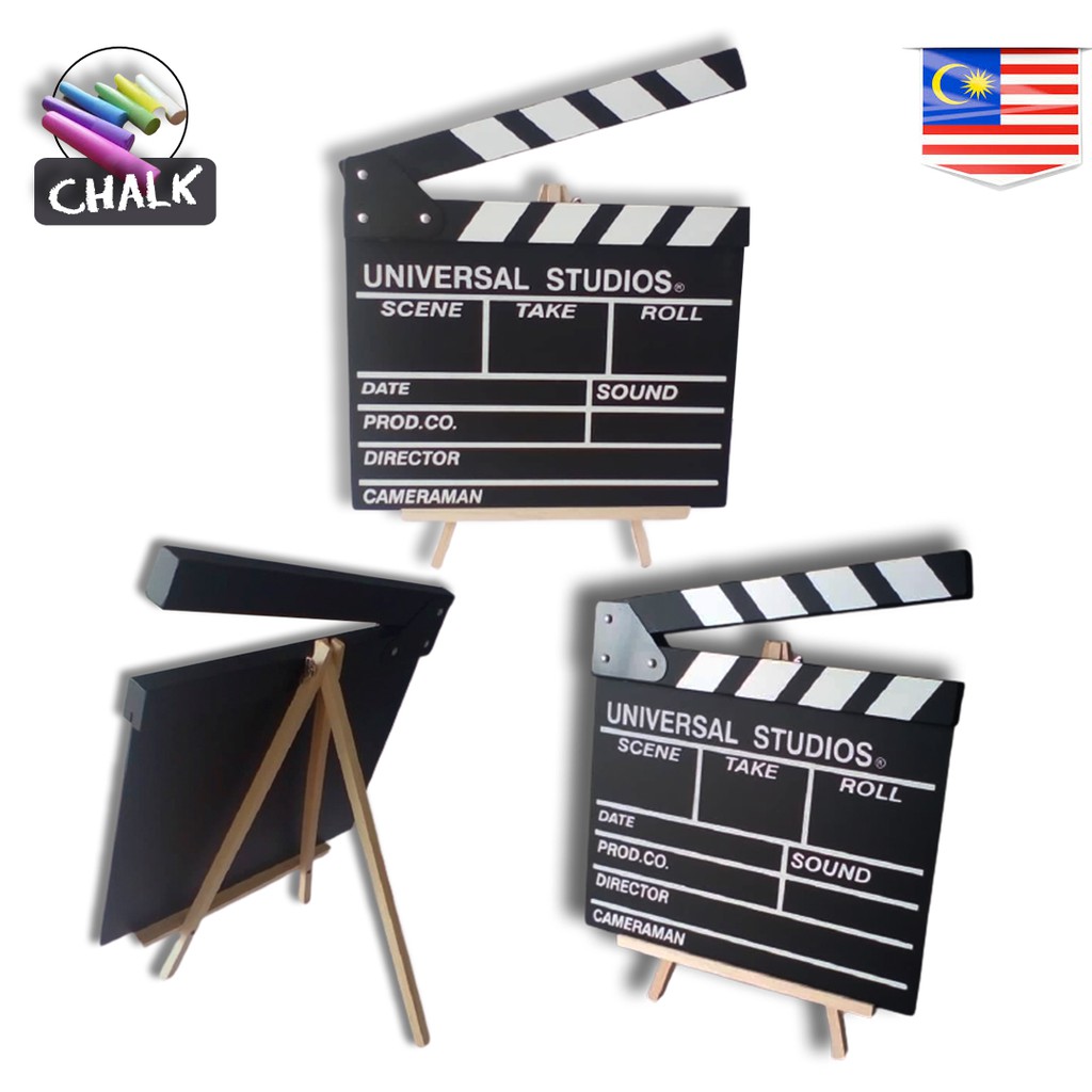 Movie Film Action Scene Clapper Board Director Clap Stick Slate ...