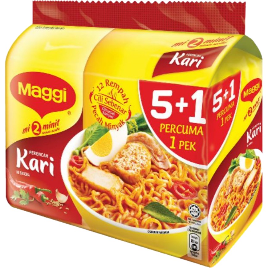 Maggi Instant Noodles Curry 5+1 x 79g/Maggi Mee Kari 5+1 x 79g | Shopee ... Maggi Instant Noodles Curry 5+1 x 79g/Maggi Mee Kari 5+1 x 79g | Shopee ...
