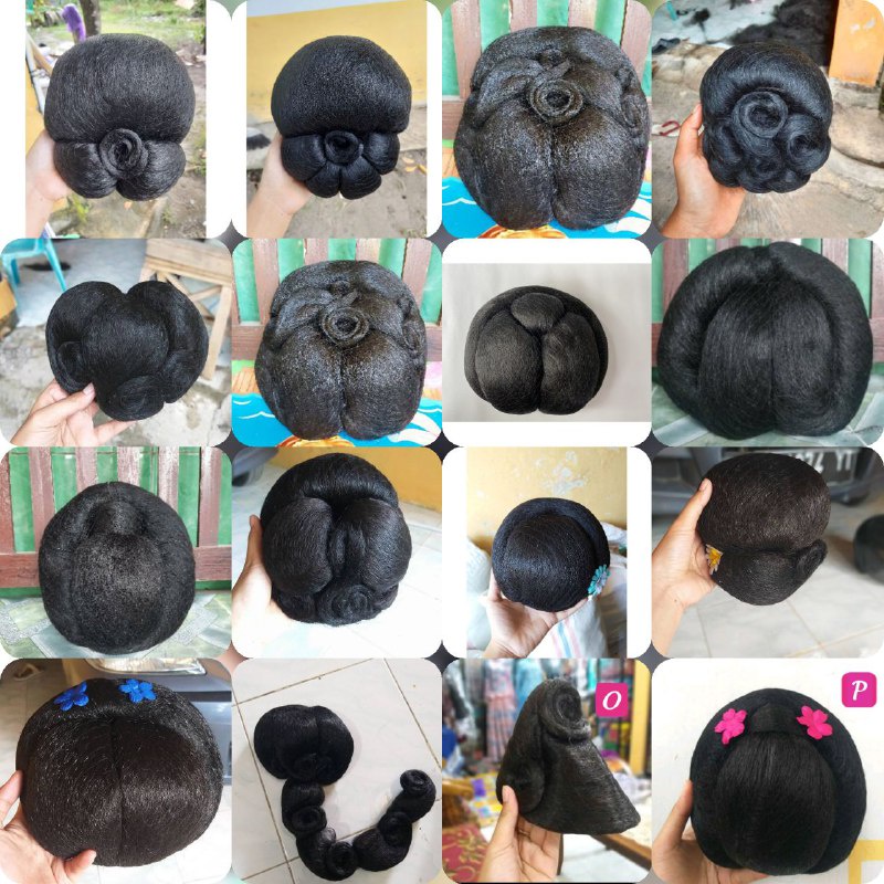 sanggul jawa konde jawa hair bun traditional jawa dewasa dan anak ...
