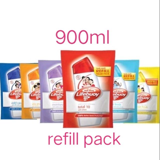 Lifebuoy shower gel refill pack 900ml (ready stock) | Shopee Malaysia