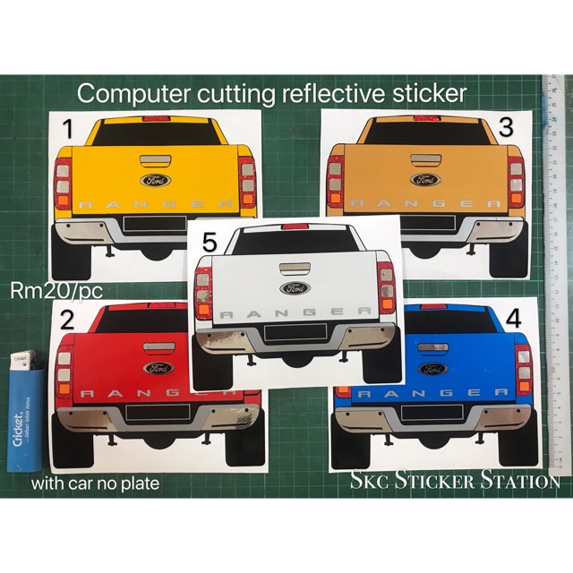 Ford Ranger (Car Rear Shape)