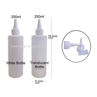 1pc - PE Nozzle Bottle, White/ Translucent Bottles (50ml/ 100ml/ 120ml ...