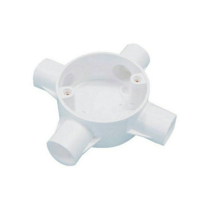 PVC Conduit Fitting 4 Way Box (10pcs) | Shopee Malaysia