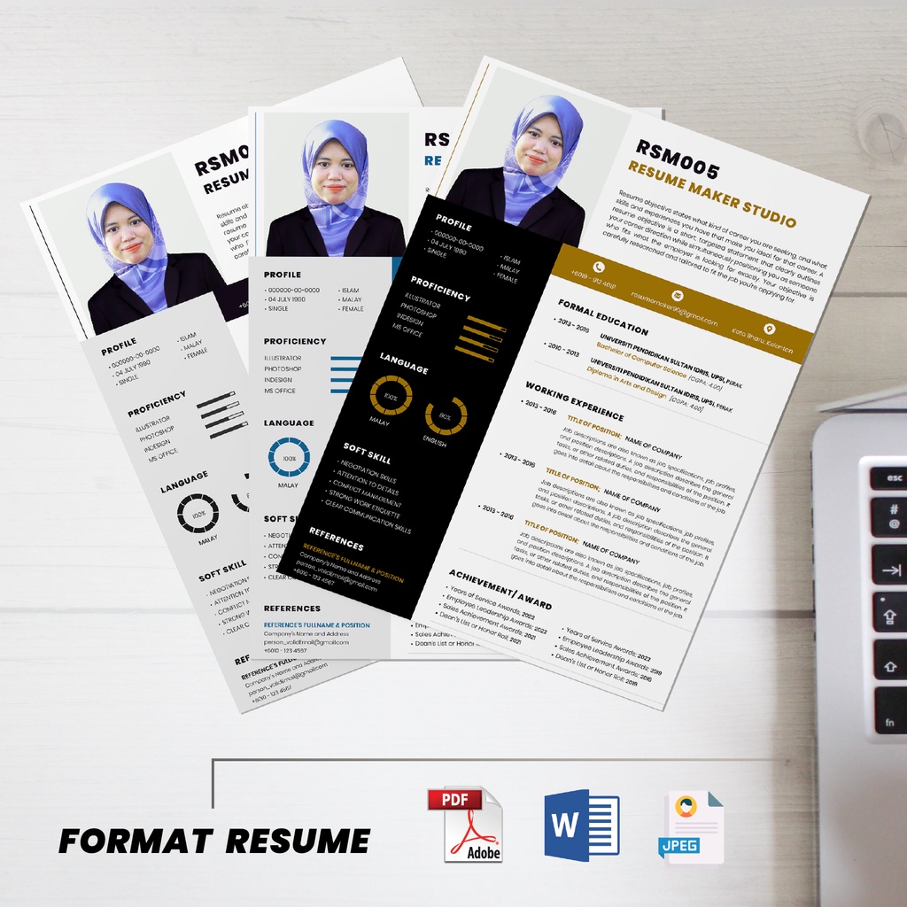 Resume Service (Perkhidmatan Membuat Resume) RSM005A - RSM005B ...