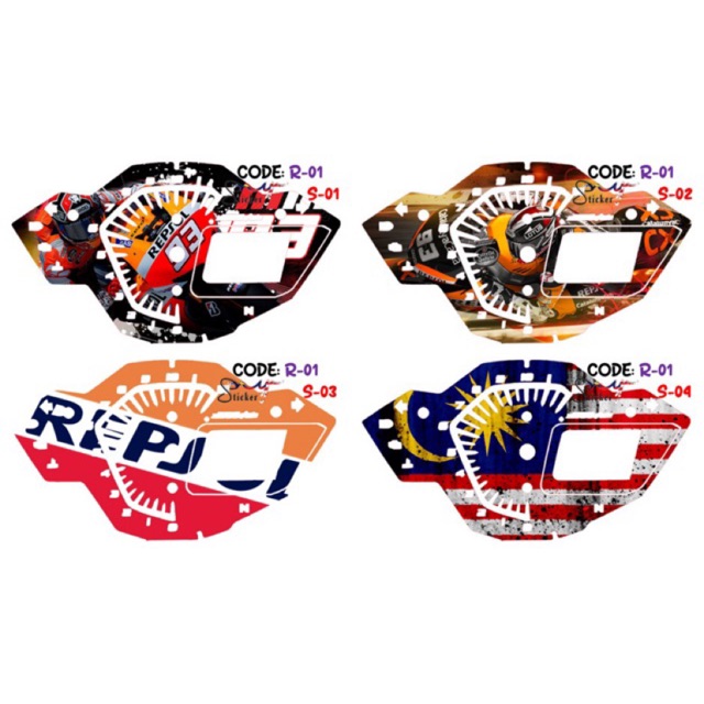 CUSTOM RS150 Meter Sticker CHAT US TO CUSTOM | Shopee Malaysia