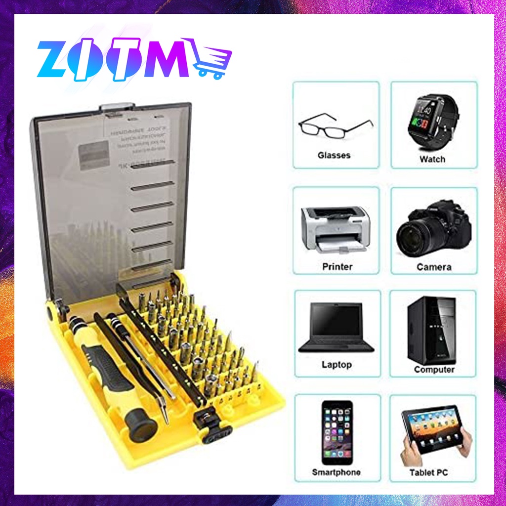 45 IN 1 MINI SCREWDRIVER SET TORX BIT PRECISION REPAIR MAINTENANCE ...