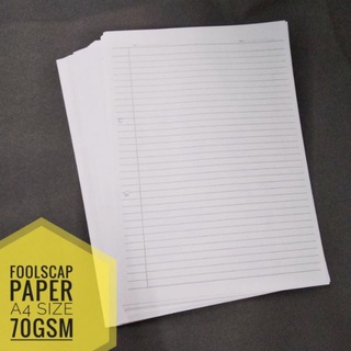 Basic Foolscap Paper A4 70gsm Exam Sheets Exam Paper Kertas Kajang ...