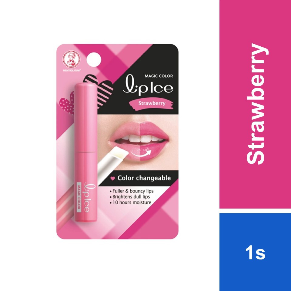 LipIce Magic Color - Rose Pink Strawberry/ Fragrance Free [Color ...