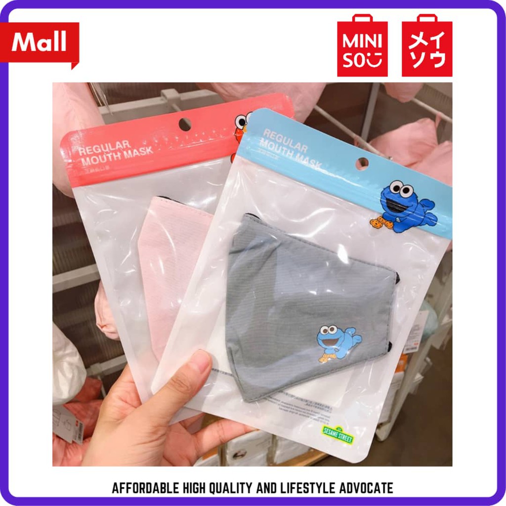 MINISO Sesame Street Regular Face Mask | Shopee Malaysia