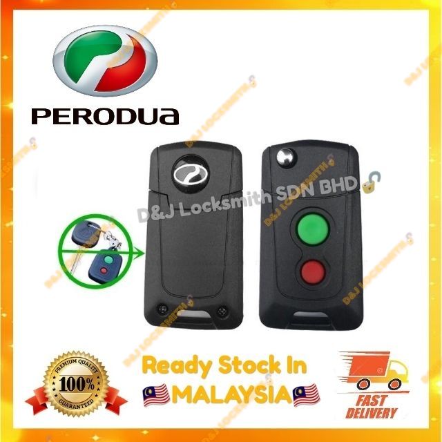 🔥Hot Sale Offers🇲🇾 Perodua Remote Flip Key Casing Myvi / Kancil ...