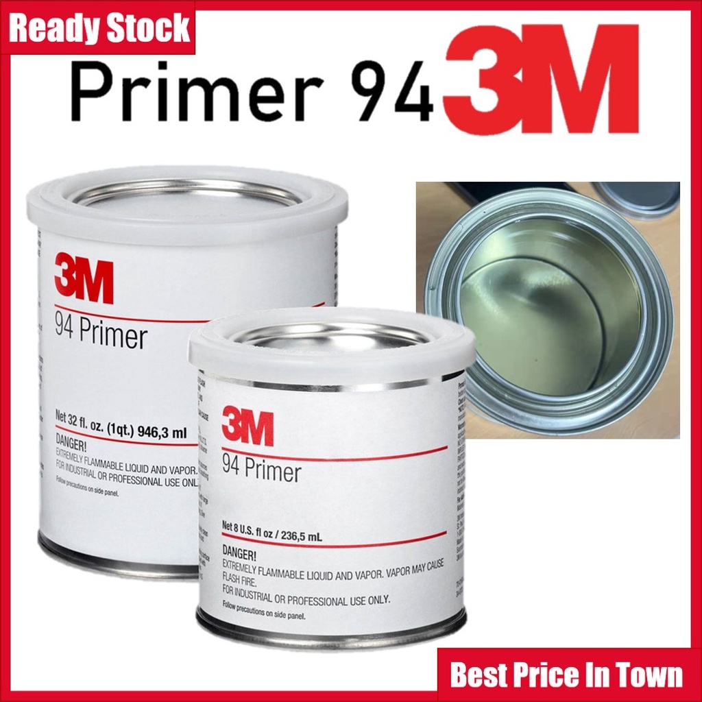 3M Double Tape 94 Primer 946ml 32oz/3M Double Side Tape Adhesion Promoter 94 Primer Applicator ...
