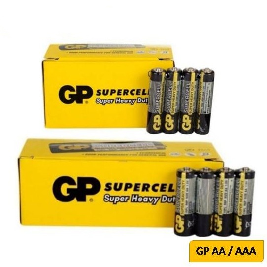 Original GP Supercell AA/AAA Super Heavy Duty Battery | Shopee Malaysia