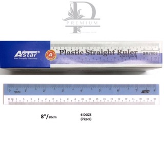 Astar Straight Ruler (15cm,20cm,30cm) / Pembaris Plastik / Pembaris ...