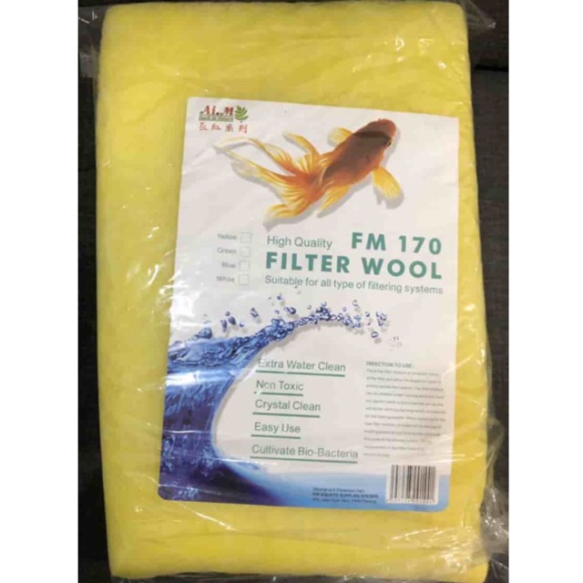 High quality filter wool for aquarium white colour | Shopee Malaysia