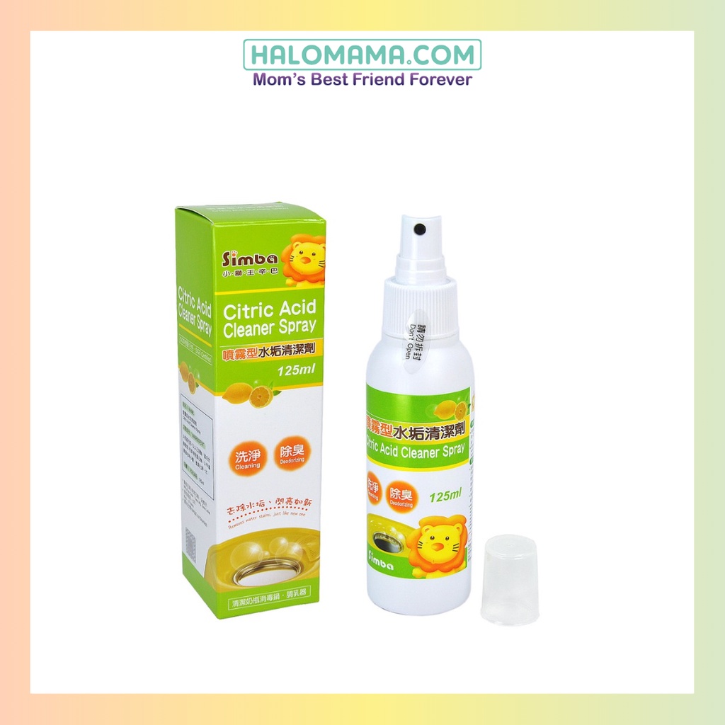 Simba Citric Acid Cleaner Spray- 125ml HALOMAMA | Shopee Malaysia