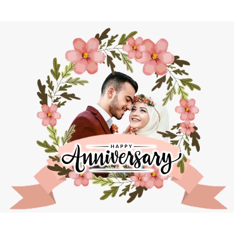 Kek Topper Anniversary Custom | Shopee Malaysia