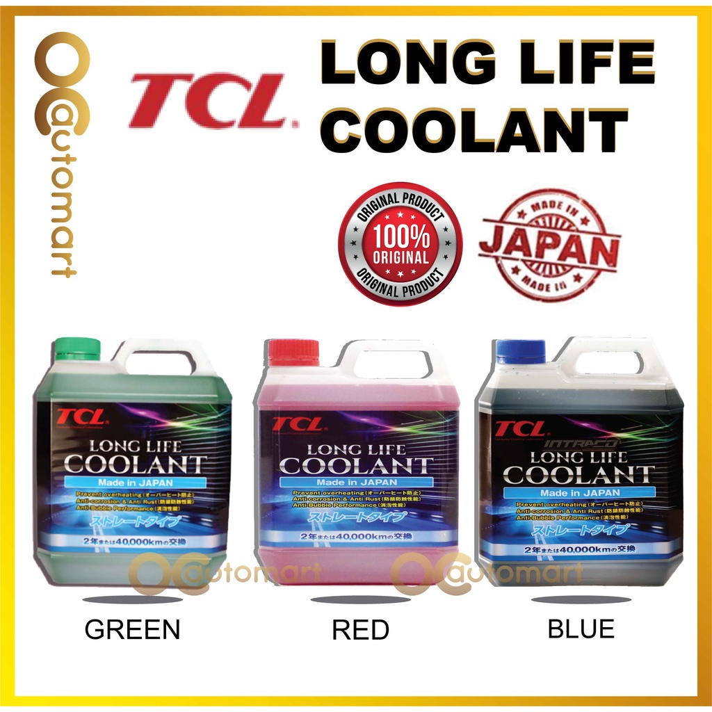 (2L) Made In Japan TCL Long Life Coolant Proton Perodua Toyota Honda ...