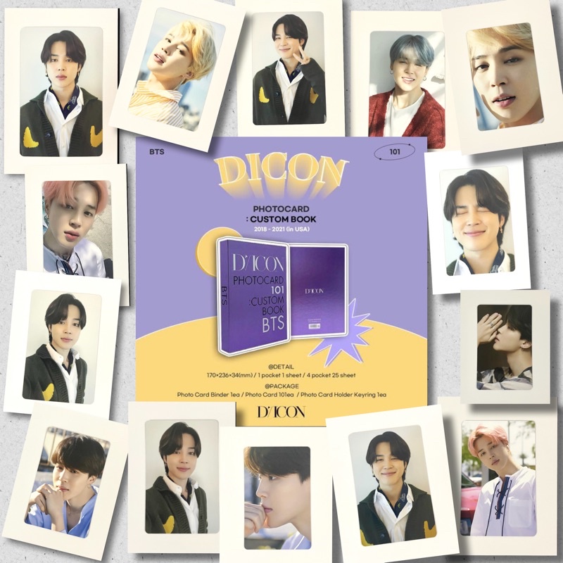 [Ready Stock] 💖 BTS Dicon 101 Photo Card Official (Jimin) 💖 | Shopee ...