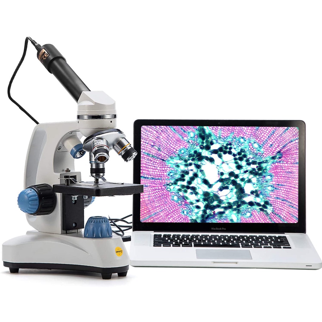 SWIFT Microscope SW150,Compound Student Microscope,40X-1000X,Monocular ...