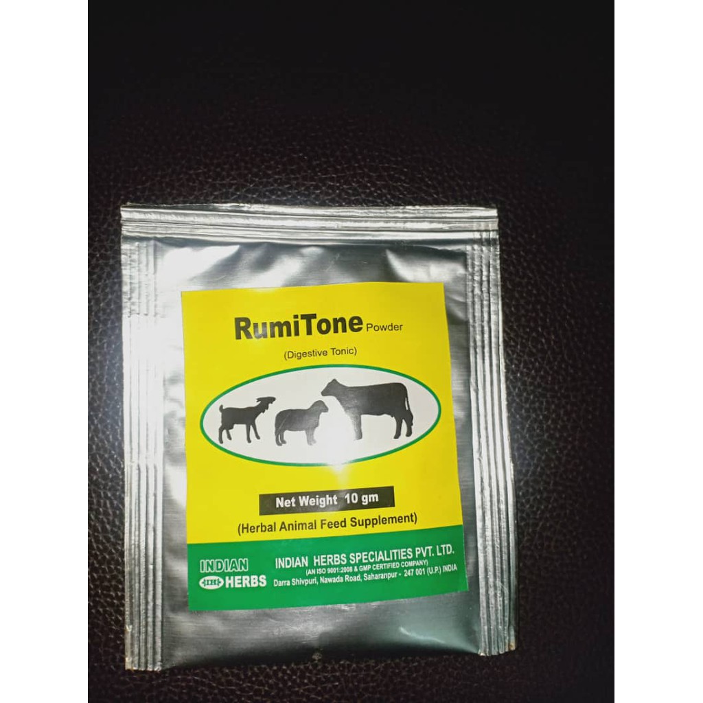 RumiTone Powder 10gm Penggalak selera makan haiwan ternakan kambing ...