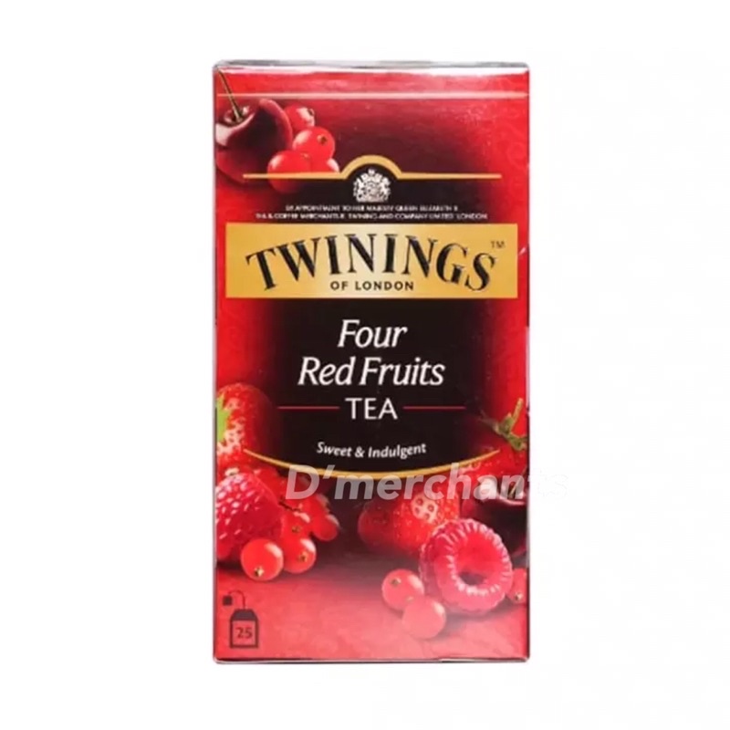 Twinings Four Red Fruits Tea | 25 Teabags | Shopee Malaysia