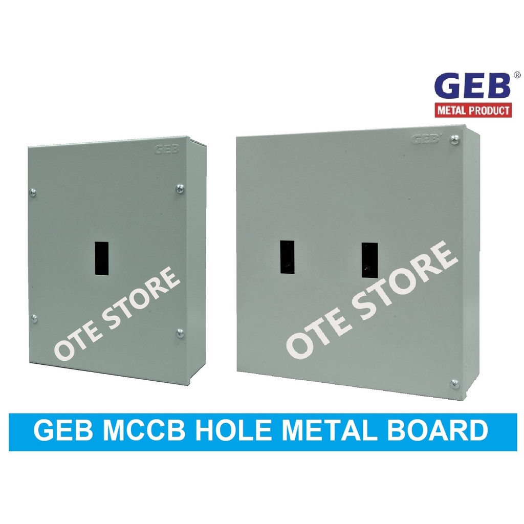GEB 60-100A MCCB HOLE METAL BOARD (1 HOLE / 2HOLE) | Shopee Malaysia