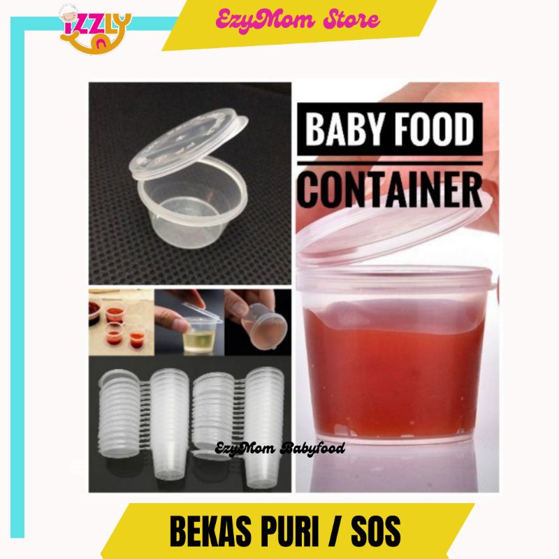 Disposable Plastic (PP) Sauce Cup with Lid / Round Food Container with ...