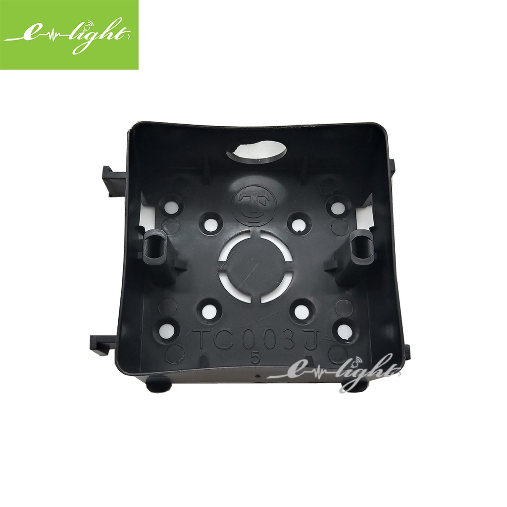 3 X 3 PVC JOINT CONCEAL BOX (BLACK) / TAPAK SUIS TERSEMBUNYI | Shopee ...