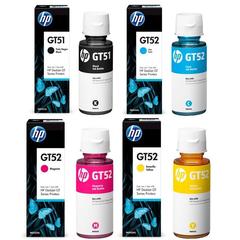 HP GT51 & GT52 GT53 Original Ink Bottle For GT5810,GT5820,HP315,HP415 ...