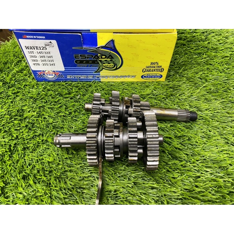 Espada racing gear box full set honda wave125/wa125 s/wave125 x ultimo ...