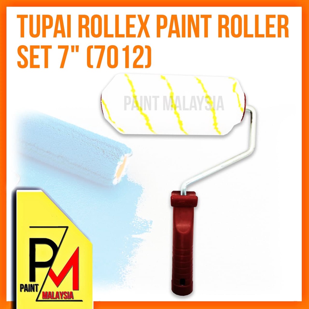 Rollex Professional Paint Roller 7" Roller Refill 7" Tupai Roller ...