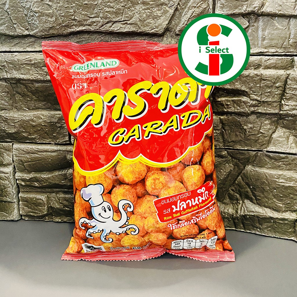 Halal Thailand Carada Rice Ball Cuttlefish Flavoured 68g | Shopee Malaysia