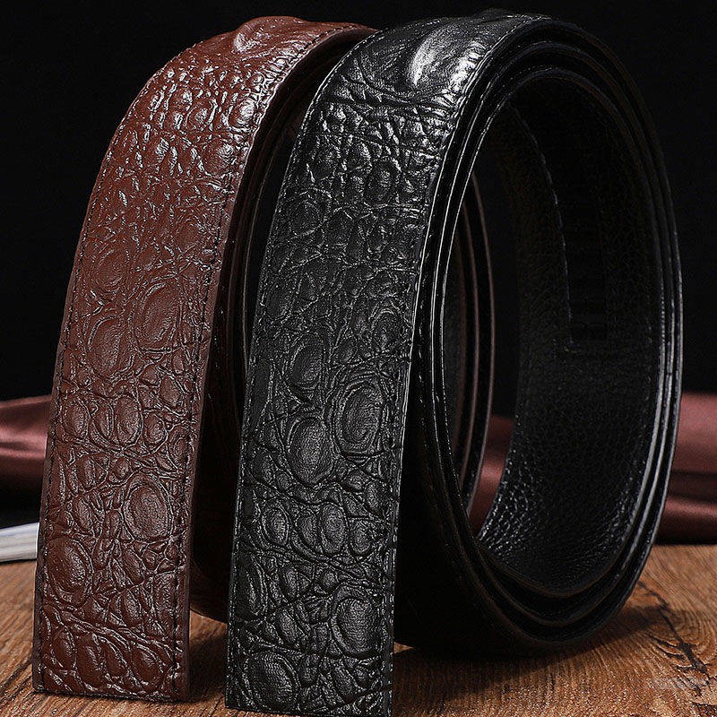 men belt Headless belt male leather crocodile pattern automatic 3.5 ... men belt Headless belt male leather crocodile pattern automatic 3.5 ...