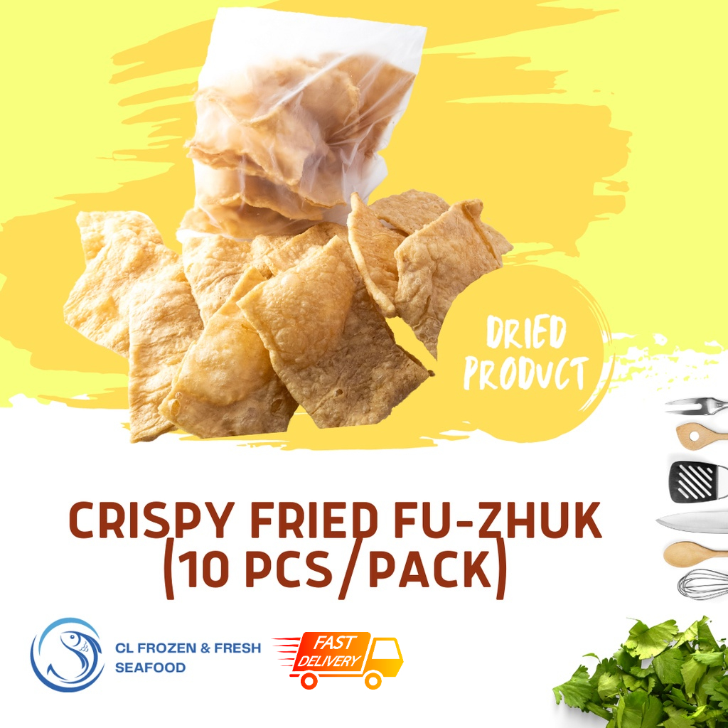 Homemade Premium Ipoh Crispy Beancurd Skin Piece / 卜卜脆 / 炸腐竹皮 (120g ...