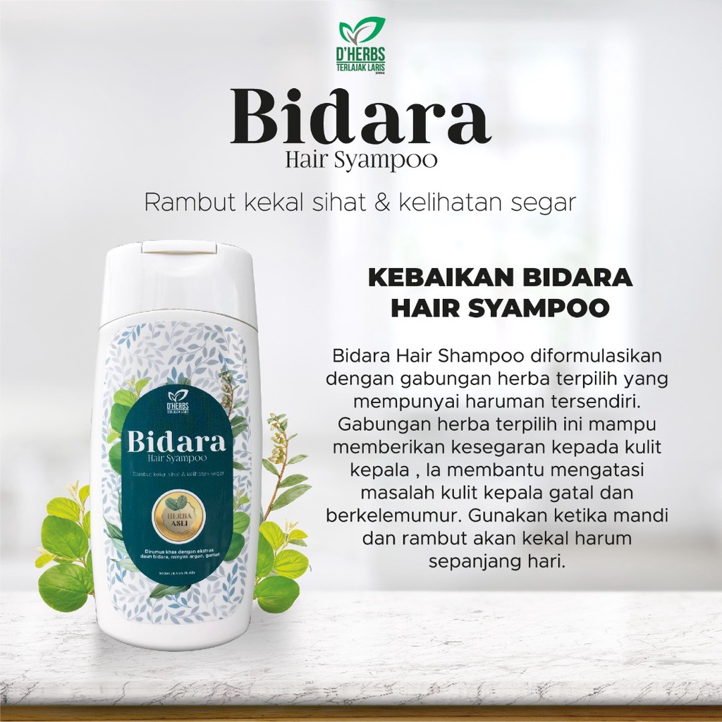 DHERBS SHAMPOO BIDARA [100% ORIGINAL HQ] | Shopee Malaysia