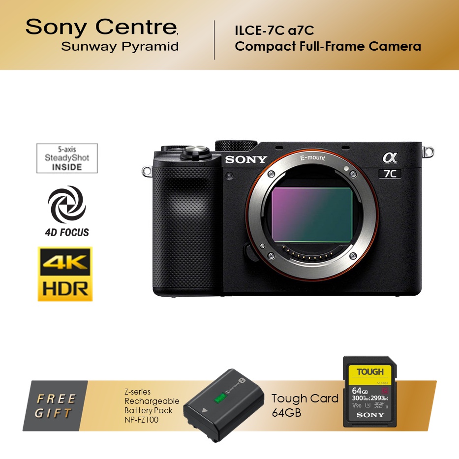 Sony ILCE-7C a7C Compact Full-frame Camera ILCE-7CL | Shopee Malaysia