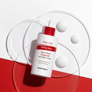 TONYMOLY PHA + LHA Apple Peel Zero Pore Ampoule - 100ml | Shopee Malaysia