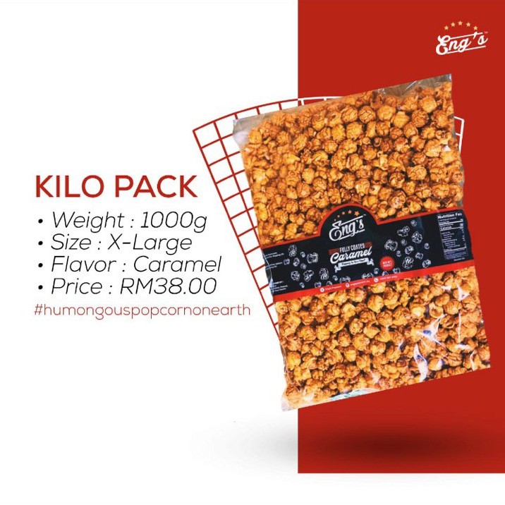 ENG'S POPCORN CARAMEL (KILO PACK) | Shopee Malaysia