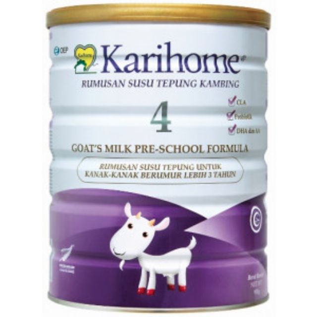 KARIHOME STEP 4 Goat Milk Pre-school Formula Susu Kambing (4 - 6 years ...