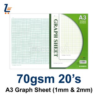 A4 & A3 Graph Paper / Kertas Graf (Uni) | Shopee Malaysia