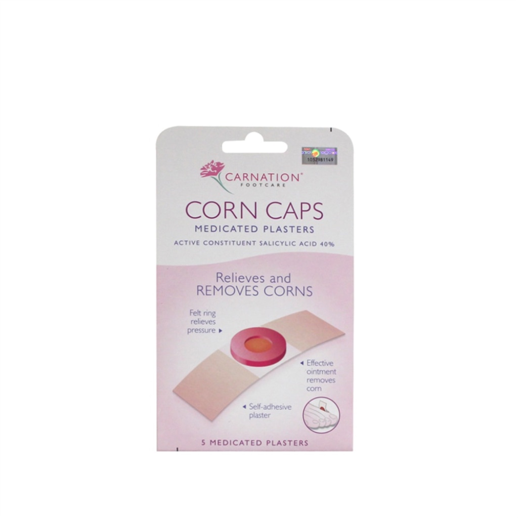 CARNATION Corn Caps Medicated Plasters 5's | Shopee Malaysia