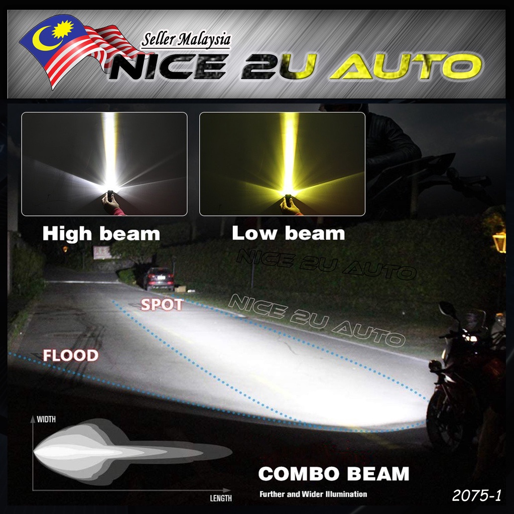 High Power Auto Spotlight Small Driving Headlight Led Laser Gun Light ...