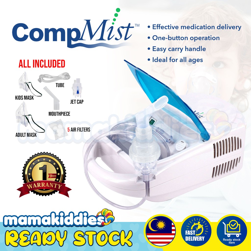 Medical Air Compressor Piston Asthma Inhaler Portable Nebulizer System ...