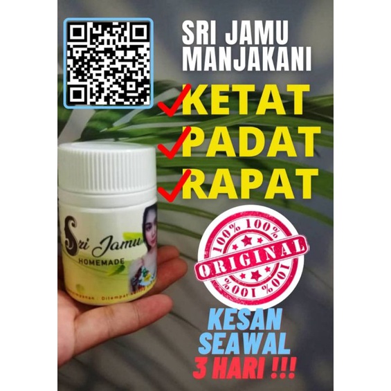 Sri Jamu Homemade (jamu manjakani perapat terbaik original) | Shopee ...