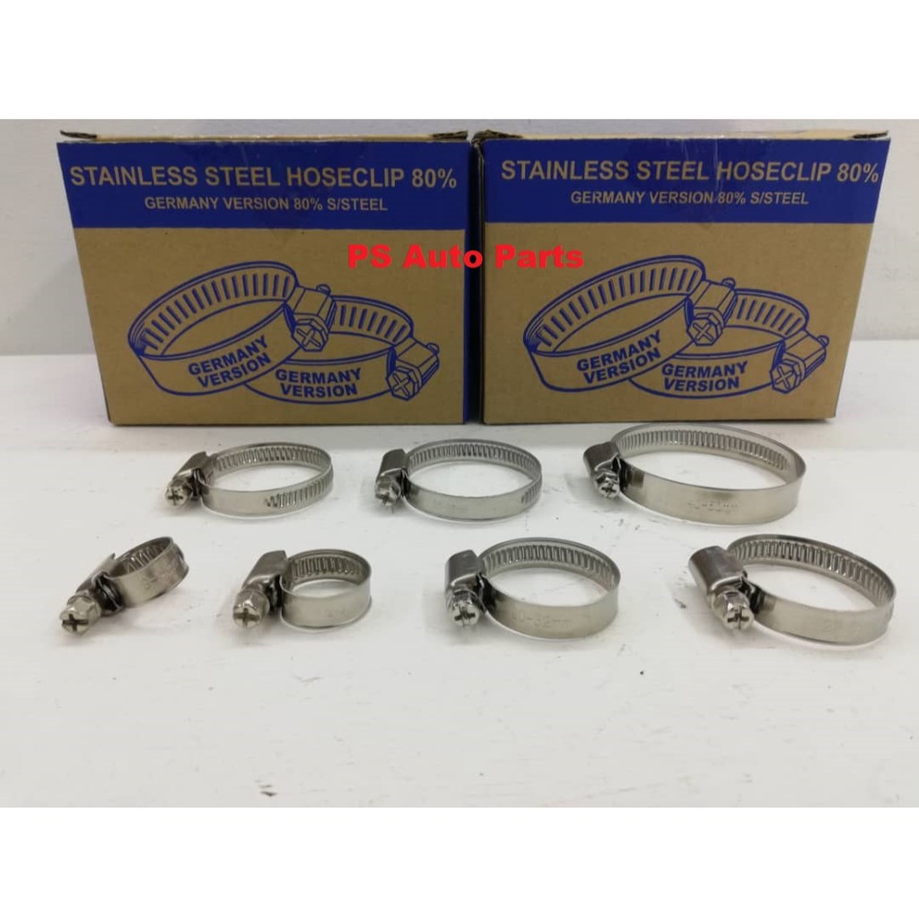 Radiator Hose Adjustable Stainless Steel Hose Clip Clamp Germany ...