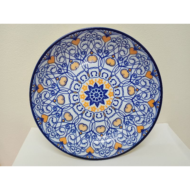 CERAMIC PLATE BOHEMIAN DESIGN 8" PINGGAN SERAMIK CORAK BOHEMIAN ...